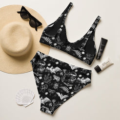 Dark Cottagecore High-waisted bikini – Wearecrimsonclover